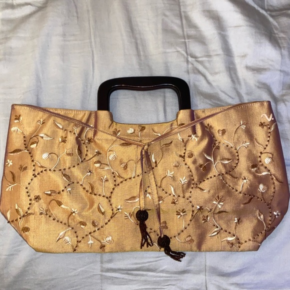 claire v | Bags | Rare Claire V Gold Detailed Mini Bag | Poshmark